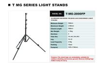 China TMG Series Aluminum Reverse-Folding Air-Cushioned Light Stand with Adjustable Legs for Studio and Outdoor Photography for sale