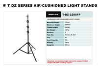 China Air-Cushioned Lightweight Aluminum Light Stand with 4-Section Telescopic Design for Studio and Video Production for sale