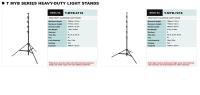 China TMYB Series Aluminum Light Stand with Effortless Height Adjustment and 50 kg Load Capacity for Professional Photography for sale