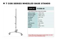 China TCOB Series Cine-Grade Steel Light Stand with High-Grade Construction Dual Use and Detachable Legs for sale