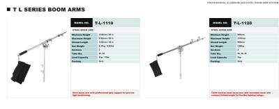 China TL Series High-Grade Steel Boom Arm Stand with 5 kg Load Capacity and Ultra-Compact Fold for Studio Use for sale