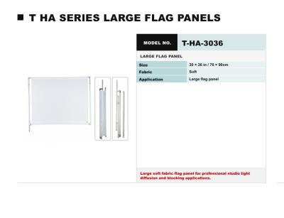 China THA Series Large Flag Panel with Precision Light Control Unmatched Versatility and Soft Diffusion Fabric for sale
