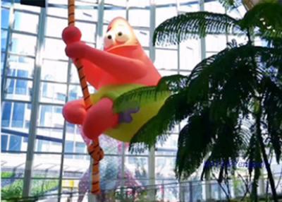 China Custom Suspended Inflatable Starfish Display with 6 Meters Diameter for High-Impact Visual Attraction in Shopping Malls for sale