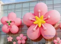 China Giant Inflatable Flower Installation with 6 Meters Diameter Made of PVC or Nylon for 110V / 220V Power Supply for sale