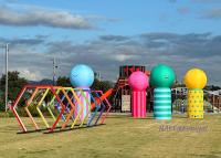 China Customizable Giant Inflatable Character Columns with LED Lighting for Quick Setup Outdoor Events for sale