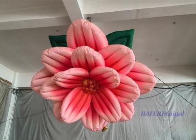 China Giant Inflatable Hanging Flowers with Customizable Size and Lightweight Suspension for Reusable Event Decor for sale