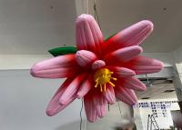 China Giant Inflatable Hanging Flowers with Customizable Size and Lightweight Suspension for Reusable Event Decor for sale