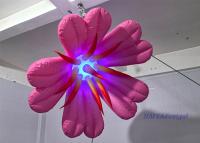 China Giant Suspended Inflatable Flowers with Customizable Diameter 1m-8m, Layered Petal Design, and Lightweight Suspension for Events for sale