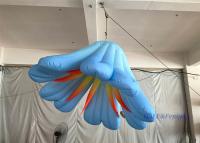 China Customizable Diameter Suspended Inflatable Flower Sculpture with Lightweight PVC or Nylon Material and Sealed or Air-Blown Inflation for sale