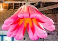 China Customizable Diameter Suspended Inflatable Flower Sculpture with Lightweight PVC or Nylon Material and Sealed or Air-Blown Inflation for sale