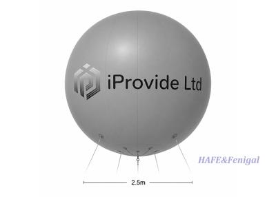 China Custom 2.5m Diameter PVC Tarpaulin Inflatable Advertising Balloon with Sealed Cold-Air Inflation for Event Branding for sale