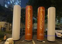 China Custom Printed Branding Inflatable Light Column with 48,000 Lumens for Outdoor Event Performance for sale