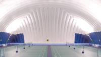 China 30×50m High-Safety Air-Supported Membrane Building – 1,500m² Modular Dome Solution for sale