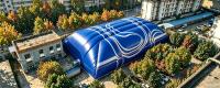 China Inflatable Air Tent weather resistant material combined with stable air frame structure for in outdoor exhibitions and events for sale