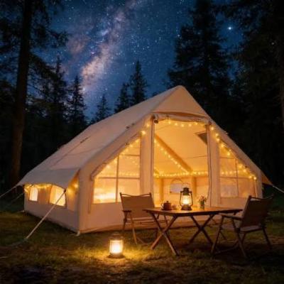 China UV Protection UPF 50+ Inflatable Air Tent with Waterproof Polyethylene Floor and Quick Setup in 10-13 Minutes for sale