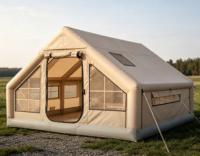 China Quick Setup Inflatable Air Tent with Double-Door Entryway and UV-Resistant PVC Canvas for sale