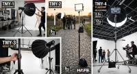China Air-Cushioned Aluminum Light Stand with 12kg Load Capacity and 3.5m Height for Studio Safety for sale