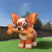 China Customized PVC Air-filled Inflatable Dog Replica and Inflatable Dog Model for Pet Shop Displays for sale