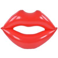 China 2m Inflatable Red Lips Replica with LED Strips and IP65 Waterproof for Event Branding for sale