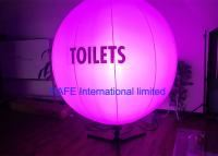 China 400 Watt DMX512 Decorative Balloons With Lights Inside , 200 Cm Diameter for sale