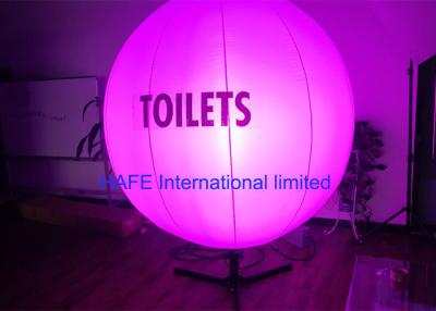 China 400 Watt DMX512 Decorative Balloons With Lights Inside , 200 Cm Diameter for sale