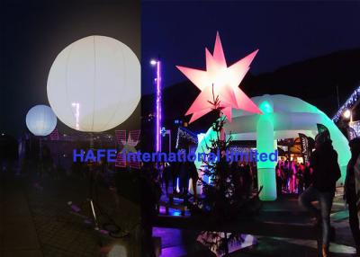 China Dual Color White Led Light Up Balloons With DMX For Events Decoration for sale