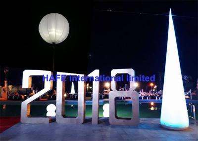China Dual Color White 800W Led Light Up Balloons Warm White Cold White 2 In 1 for sale