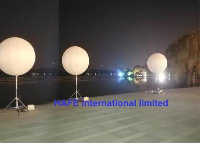 China Decoration Inflatable LED Light 400w 800w For Music Festival Polysilk Balloon for sale