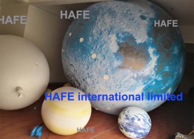 China Attractive 1.3m Reusable Inflatable Advertising Balloon Helium Moon Balloon For Festival for sale