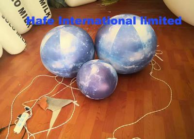 China Customize Inflatable Earth Moon Advertising Balloon 50cm 80cm 1m 1.5m 2m 2.2m Max 8m for sale