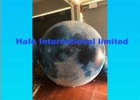 China Attractive Reusable Inflatable Advertising Balloon Helium Moon Balloon For Festival for sale