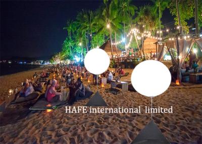 China Seaside Party Illuminate Lights Inflatable Lighting Decoration For Seaside Landscape for sale
