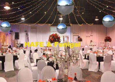 China CE Gold Silver Color 12ft Inflatable Mirror Balloon 2 Layers For Event Decor for sale