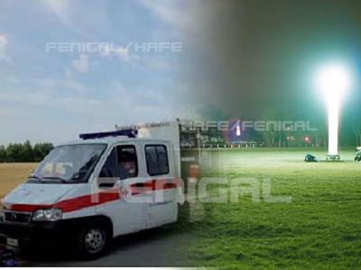 China Adjustable Battery 5m Luminite Inflatable Light Tower for sale