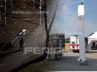 China HMI 2400w Construction Inflatable Light for sale