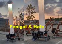 China 7m 1150W Inflatable Light Tower For Night Work for sale