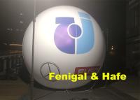 China 3kw 3m Lighted Helium Balloons For National Day Holiday Decorations for sale
