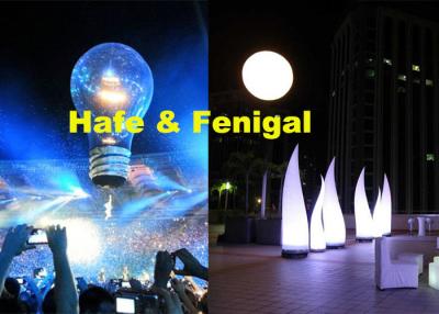 China Flying Inflatable Lighting Decoration Balloon And Light Tusk Star for sale