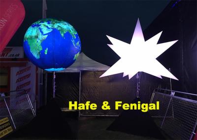 China Hanging Outdoor Christmas Snow Globe 1.6m Inflatable Lighting for sale