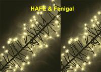 China 1500 Compact Cluster Christmas Tree Led String Lights 37.5m Lit Length for sale