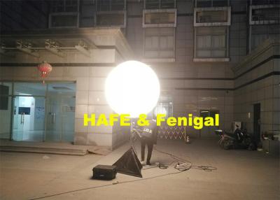 China 90cm Lighted Decorative Stand Halogen Balloon For Christmas for sale