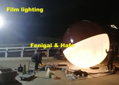 China Dimmable White 16cbm Helium Film Balloon Lights For Event Scene for sale
