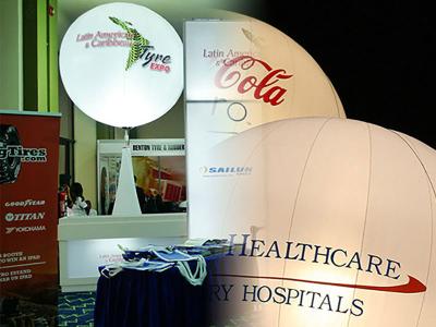 China Event Gatherings Advertising Stand Tripod Balloon Led Lights For Inflatables for sale