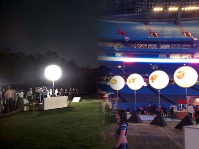 China Maximum Ambient Lighting Effect Moon Balloon Light LED 200W 400W for sale