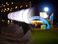 China Illumination 800w Inflatable Balloon Light For Event Party Uplighting Decoration for sale