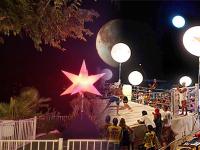 China Event Gatherings Advertising Promotions CE Inflatable Balloon Light With Tripod Stand for sale