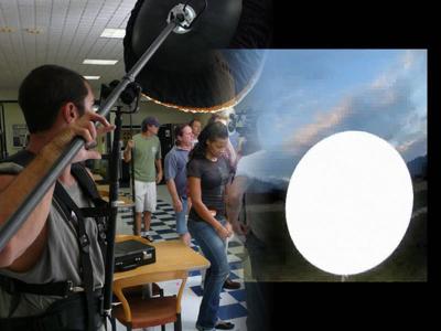 China RGB Led Inflatable Film Lighting Balloon Dimmable For Film Production And Photography for sale