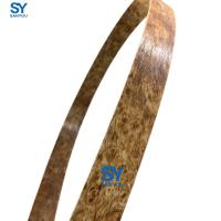 China Good Elasticity Fast Rebound Burlwood Fiberglass Bow Strips for DIY Hunting Bows for sale