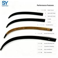 China Reinforced With Fiberglass Overlays Bamboo Laminated Recurve Limbs Compatible With Standard Recurve Bow Risers Archery Limbs for sale