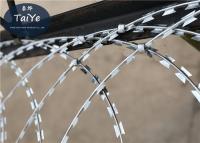 China Industrial Popular Flat Wrap Razor Wire Weatherproof Prison Wire Fence for sale